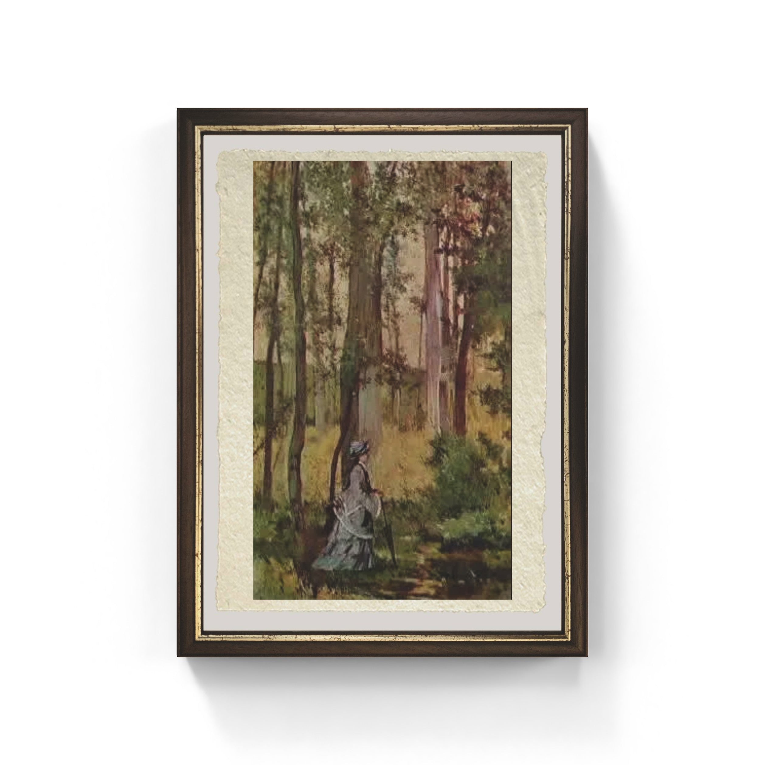 Lady in the Woods by Giovanni Fattori on refined Amalfi paper – Trizio ...