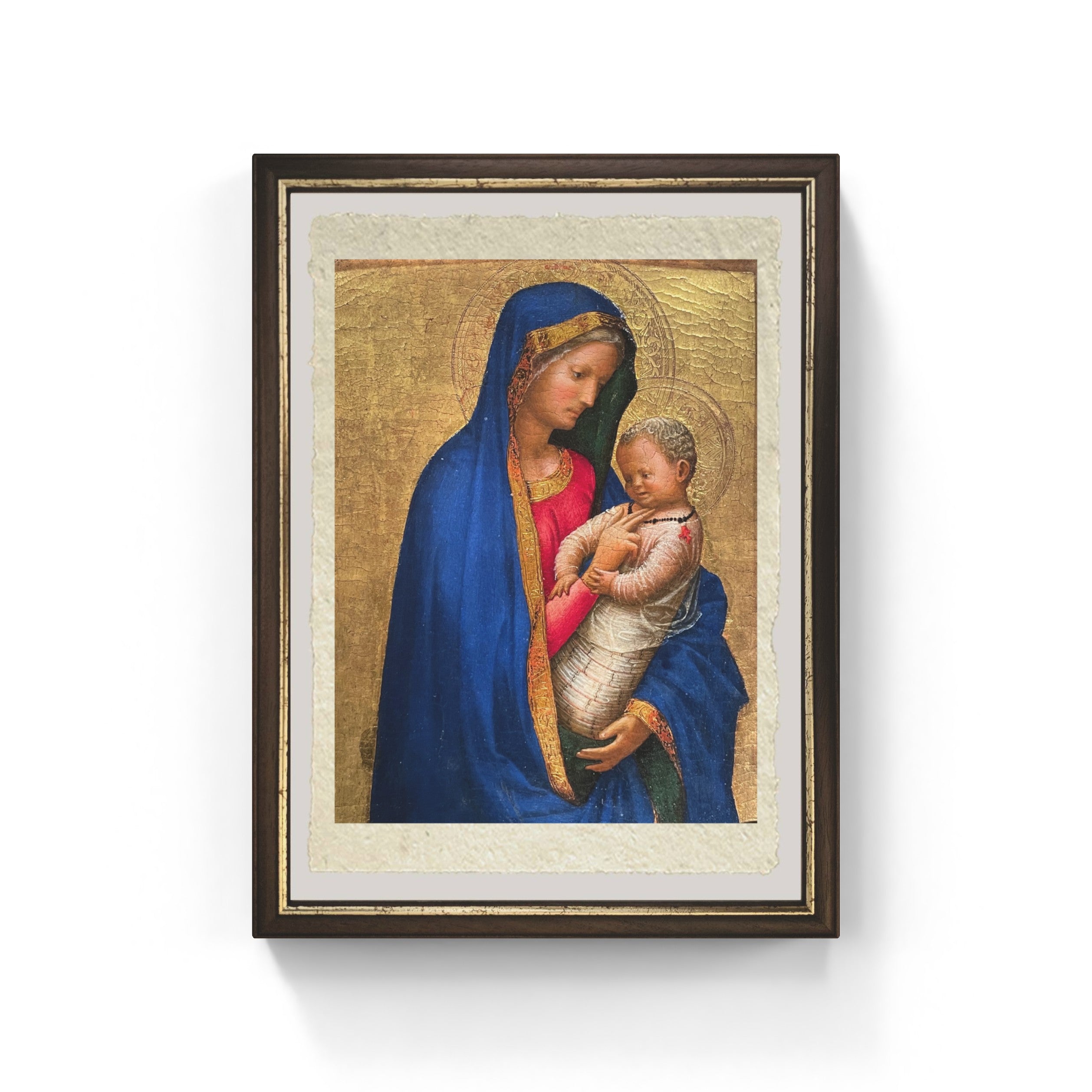 La madonna del solletico di Masaccio su pregiata carta Amalfi – Trizio ...
