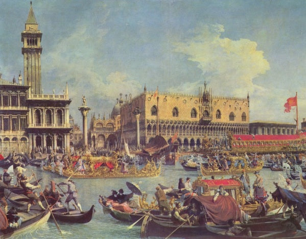 View of Rome with St. Peter's and Castel Sant' Angelo in the Distance ...
