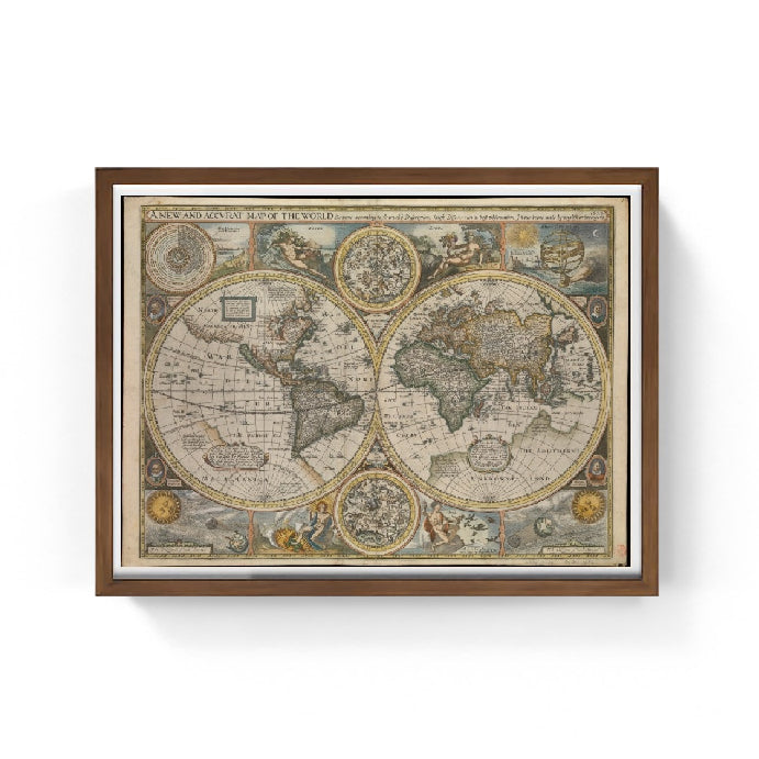Mappa del mondo - John Speed – Trizio Editore